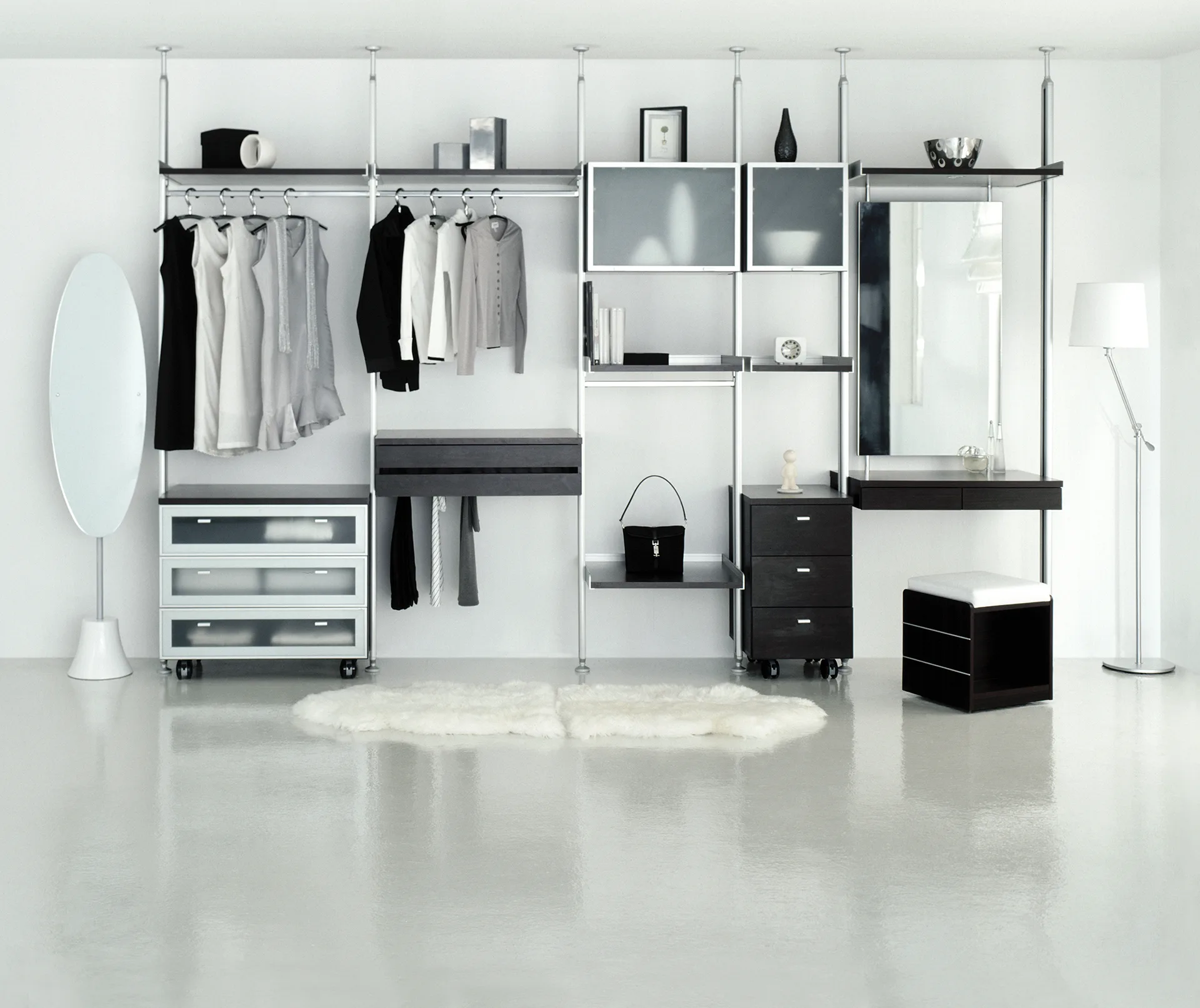 Minimalist Open Wardrobe