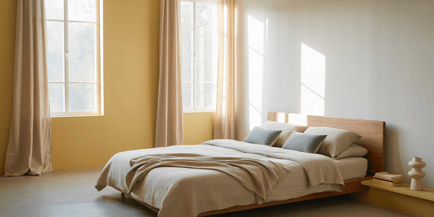 Unique Two Colour Combinations for Your Bedroom Walls